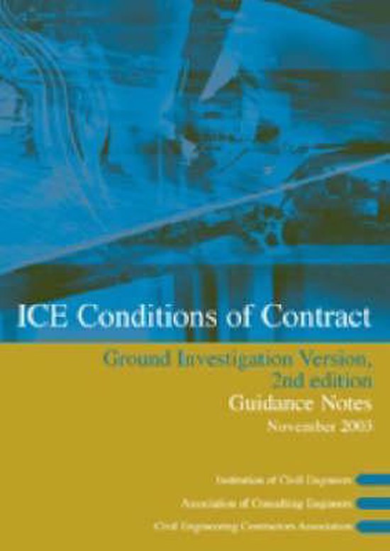 ICE Conditions of Contract Ground Investigation Version | 9780727732569 ...