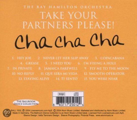 Ray Orchestra Hamilton - Take Your Partners Please! Cha Cha Cha (CD ...