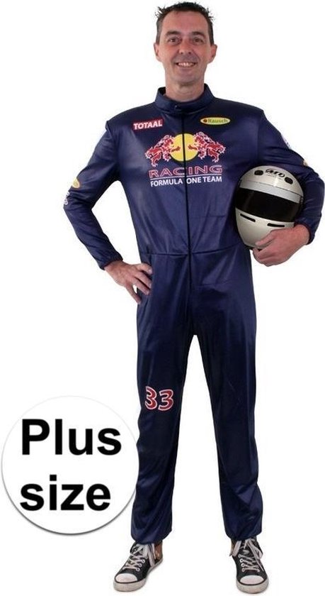 Grote maten Formule 1 overall Vers Tappen voor heren - F1 racecoureurs ...