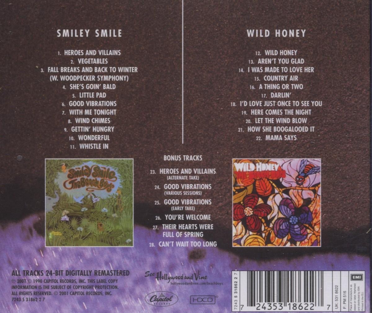 Smiley Smile/Wild Honey, Beach Boys | CD (album) | Muziek | bol.com