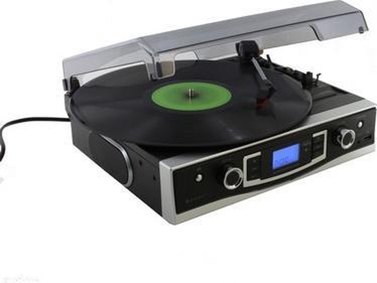 Soundmaster PL525 Platenspeler met radio en USB en encoding functie ...