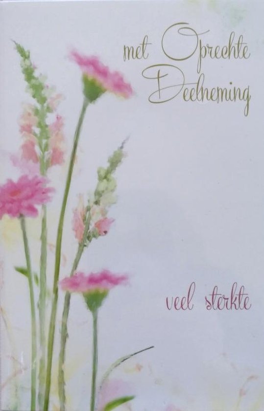 Rouwkaarten Condoleance kaarten Set van 10 L-024 | bol.com