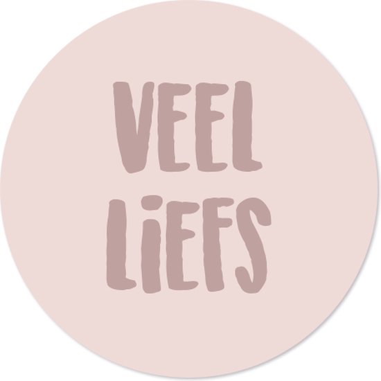 Sticker veel liefs op rol 250st. | bol.com