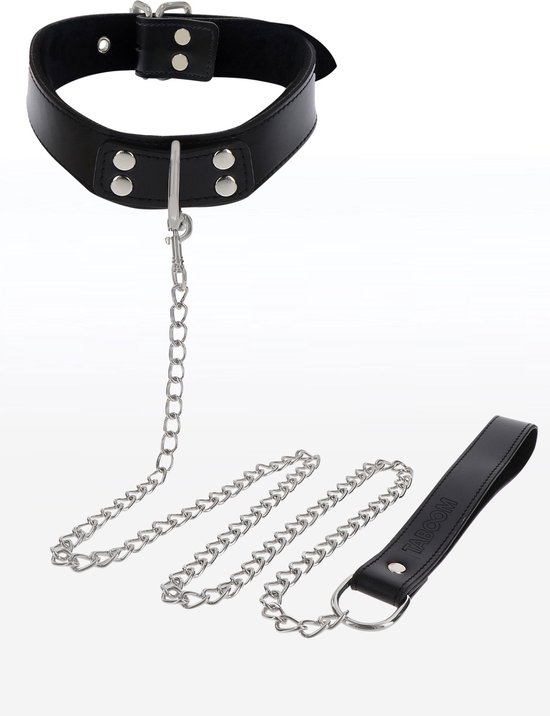 Taboom - Collar Elegant et laisse chaîne - Bondage / SM Collar et ...