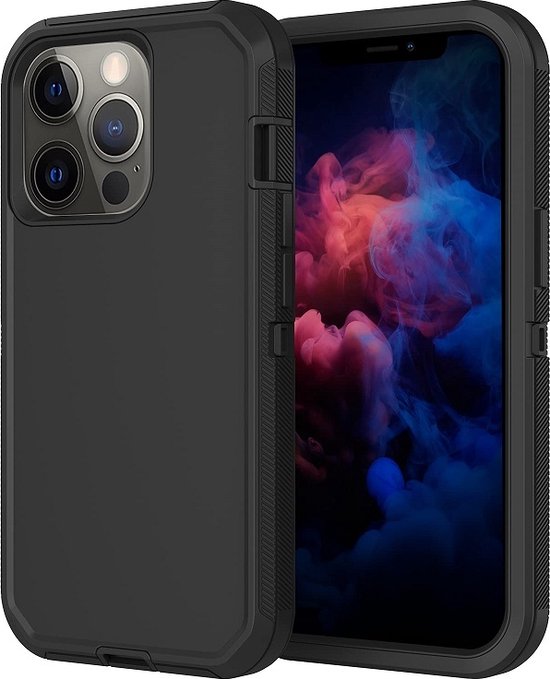 Mobiq - Rugged Defender iPhone 11 Pro Max Hoesje - zwart | bol