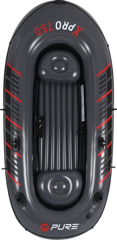 Pure4Fun XPRO 750 - Opblaasboot - 2-4 Persoons - Inclusief Peddels - 270x126x52 cm -... | bol