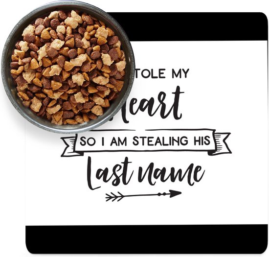 Voermat - Placemat voerbak - Placemat hond - Placemat kat - Quotes - He ...