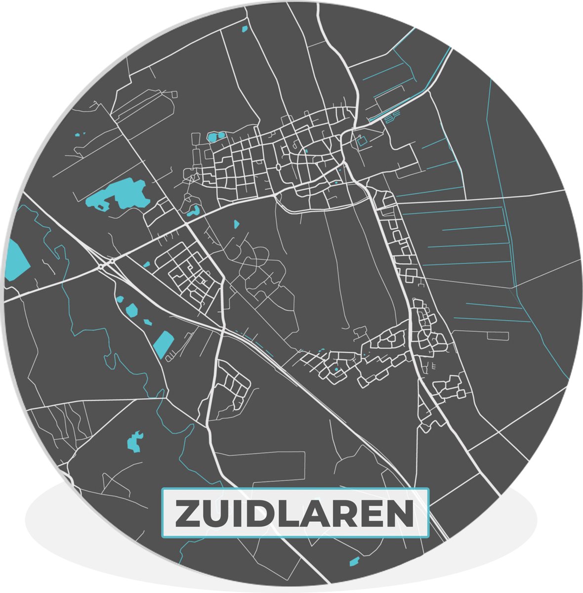 Wall Circle - Wall Circle Indoor - Map - Zuidlaren - Map - City Map ...