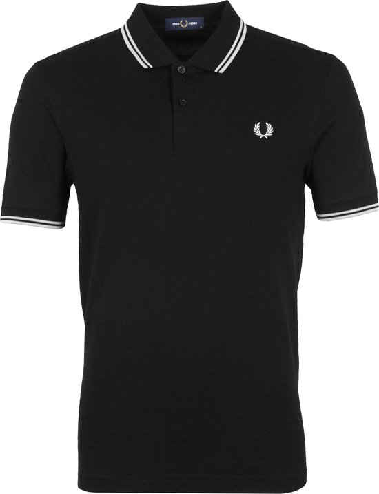 Fred Perry - Polo Zwart 350 - Slim-fit - Heren Poloshirt Maat 3XL | bol.com