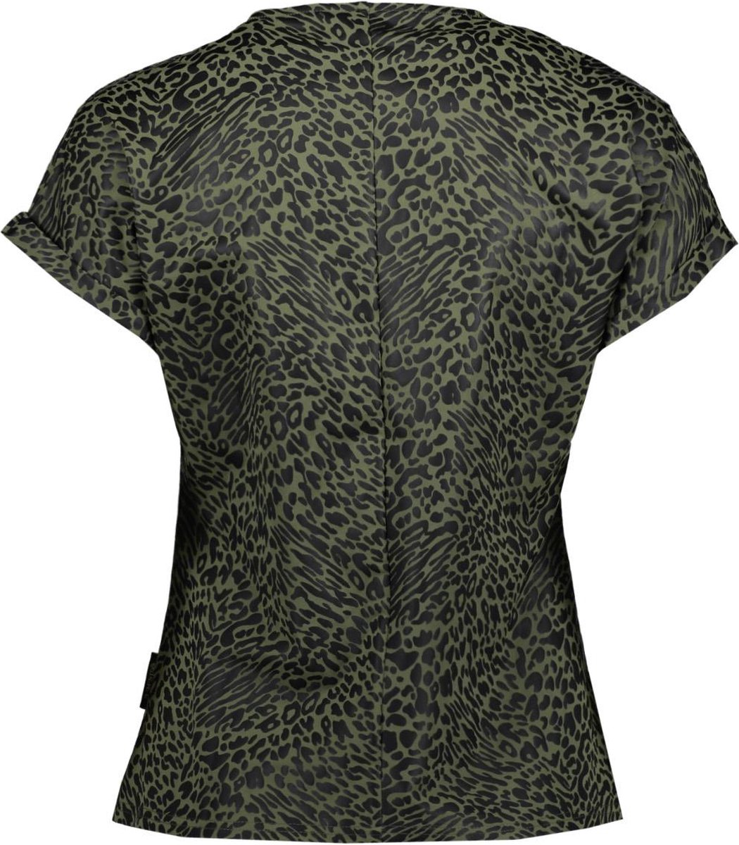 Label Of Elements T-shirt Carmen Zebra V Hals Korte Mouw Animal Print ...