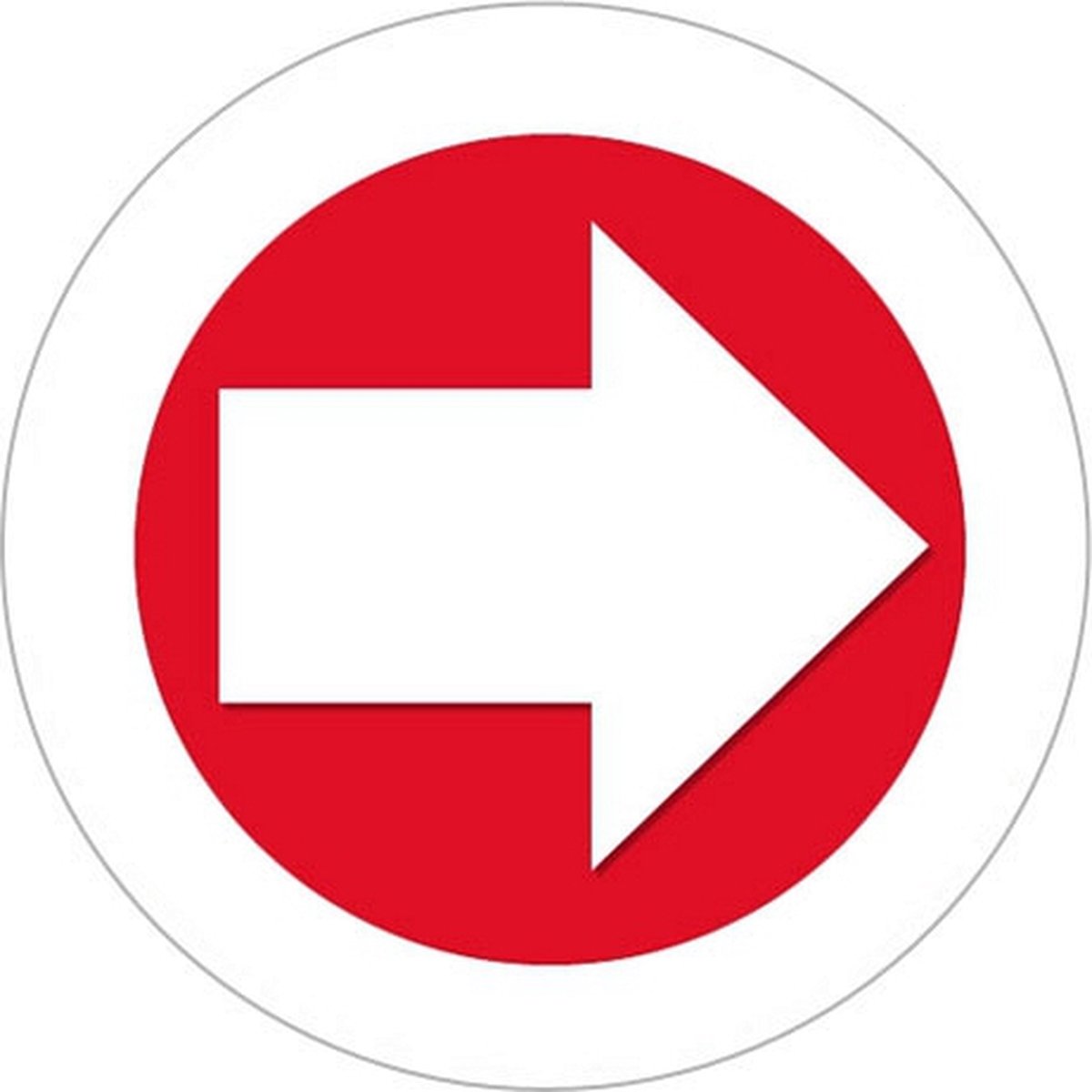 10x Accent pijl sticker rood - 14,8 cm - pijl stickertjes | bol