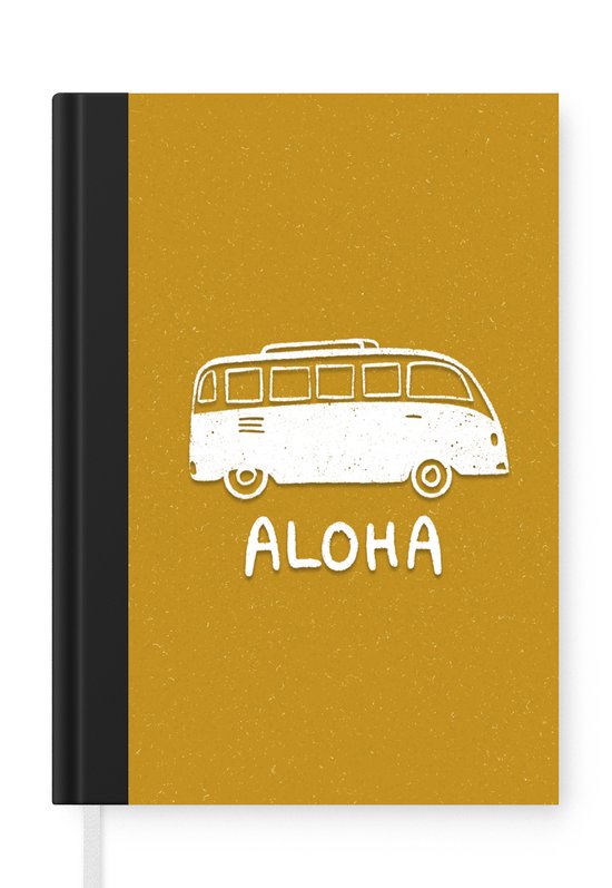 Carnet - Carnet d'écriture - Été - Bus - Jaune - Carnet - Format A5 ...