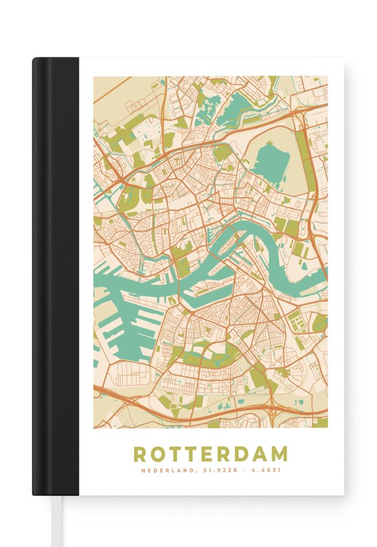 Carnet de notes - Cahier d'écriture - Plan de la ville - Rotterdam ...