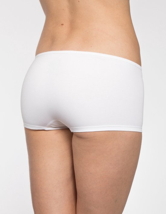 Claesen's® - Dames 2-pack Boxer - Wit - 95% Katoen - 5% Lycra | bol