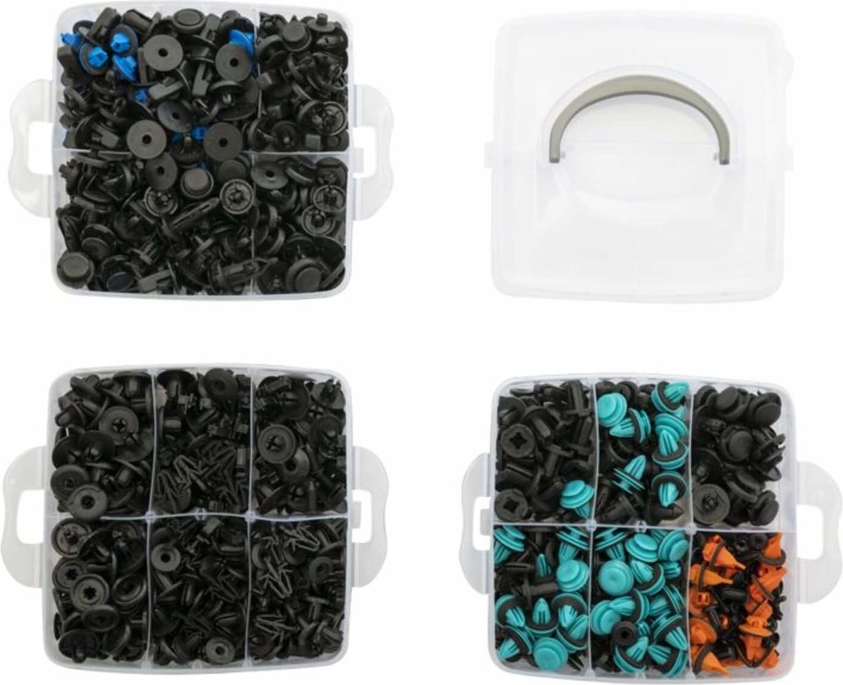 Topgear Interieur Bevestigingsclips Assortimentsbox - 635 delig | bol.com