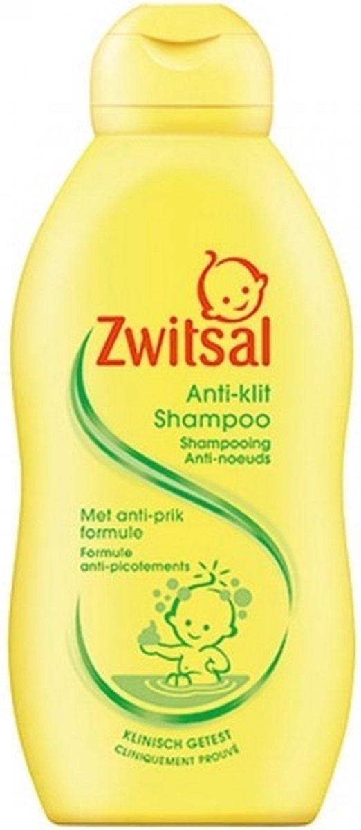 Zwitsal - Anti Klit Shampoo - 3 x 200ml - Voordeelpack | bol.com