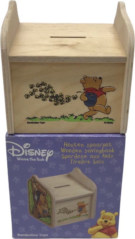 Spaarpot van hout Winnie De Pooh Disney | bol