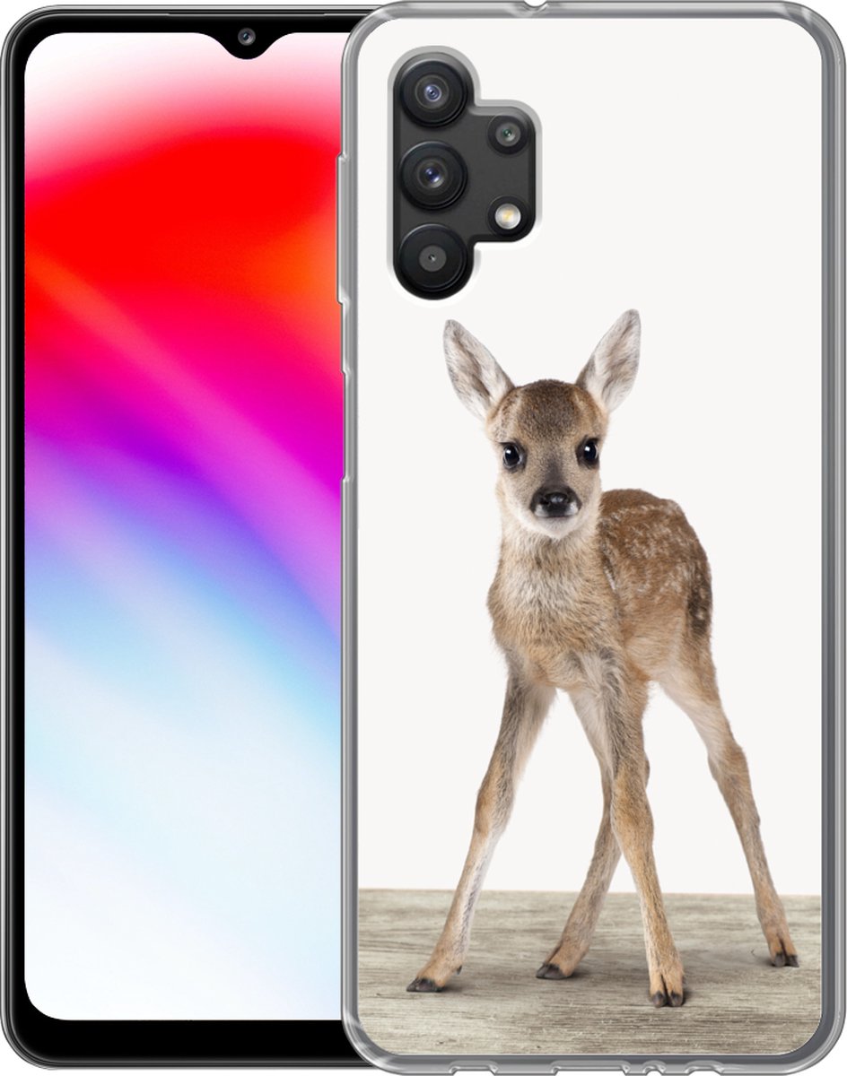 Samsung Galaxy A32 5G hoesje - Hertje - Bambi - baby hert - Meisjes ...