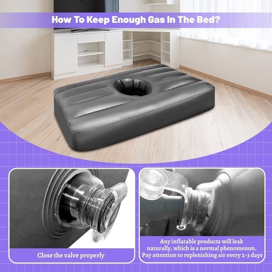 BBL opblaas matras - Postoperatief matras - Comfortabel BBL matras | bol