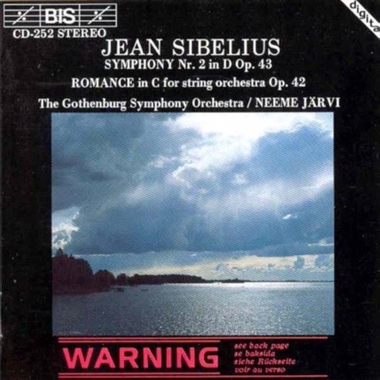 Gothenburg Symphony Orchestra - Sibelius: (Compl.Ed. 11), Symphony No.2 In D (CD),... | bol