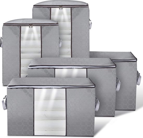Hoogwaardige Kleding box set - 5 Stuks - Kledingorganizer - Kledingkast ...