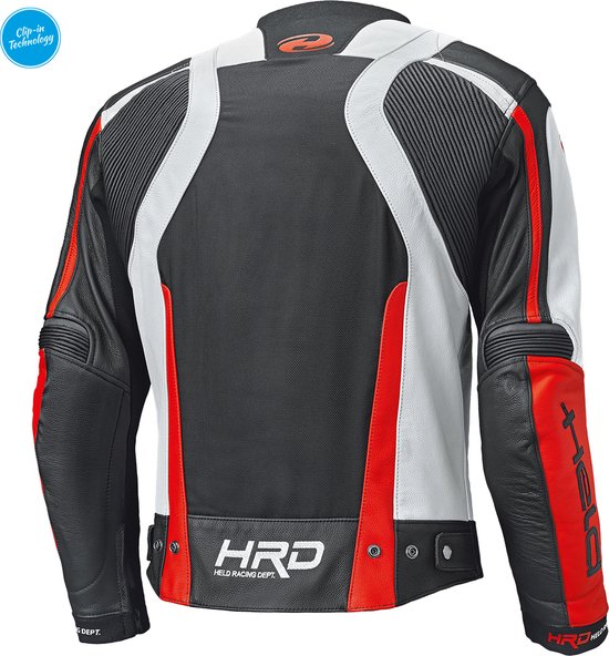 HELD HASHIRO II SPORTY Motorjas Touring Zwart-Wit-Rood 62 | bol.com
