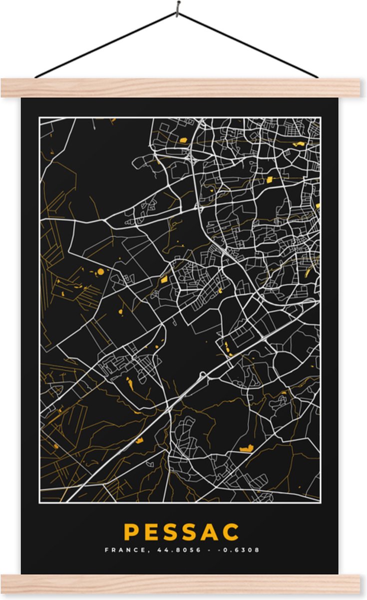 Porte-affiche avec affiche - Affiche scolaire - Carte - Pessac - Plan ...