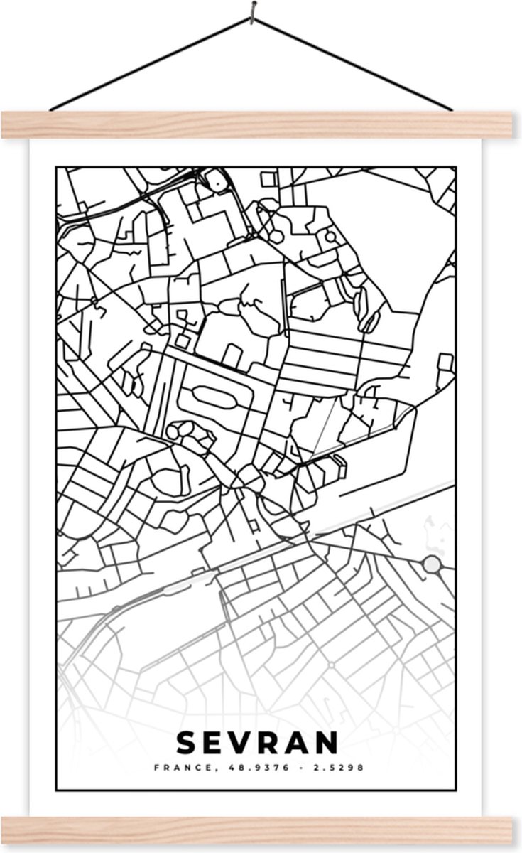 Porte-affiche avec affiche - Affiche scolaire - Carte - Sevran - France ...