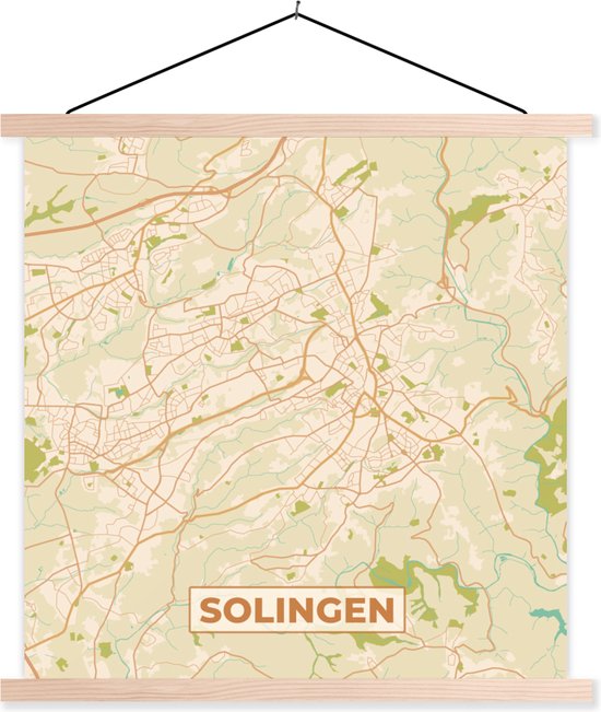 Posterhanger incl. Poster - Schoolplaat - Plattegrond - Solingen ...