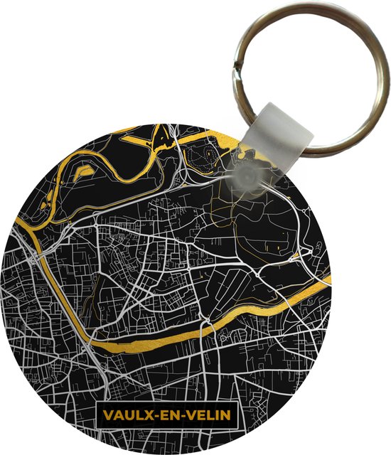 Sleutelhanger - Stadskaart - Vaulx-en-Velin - Frankrijk - Kaart ...