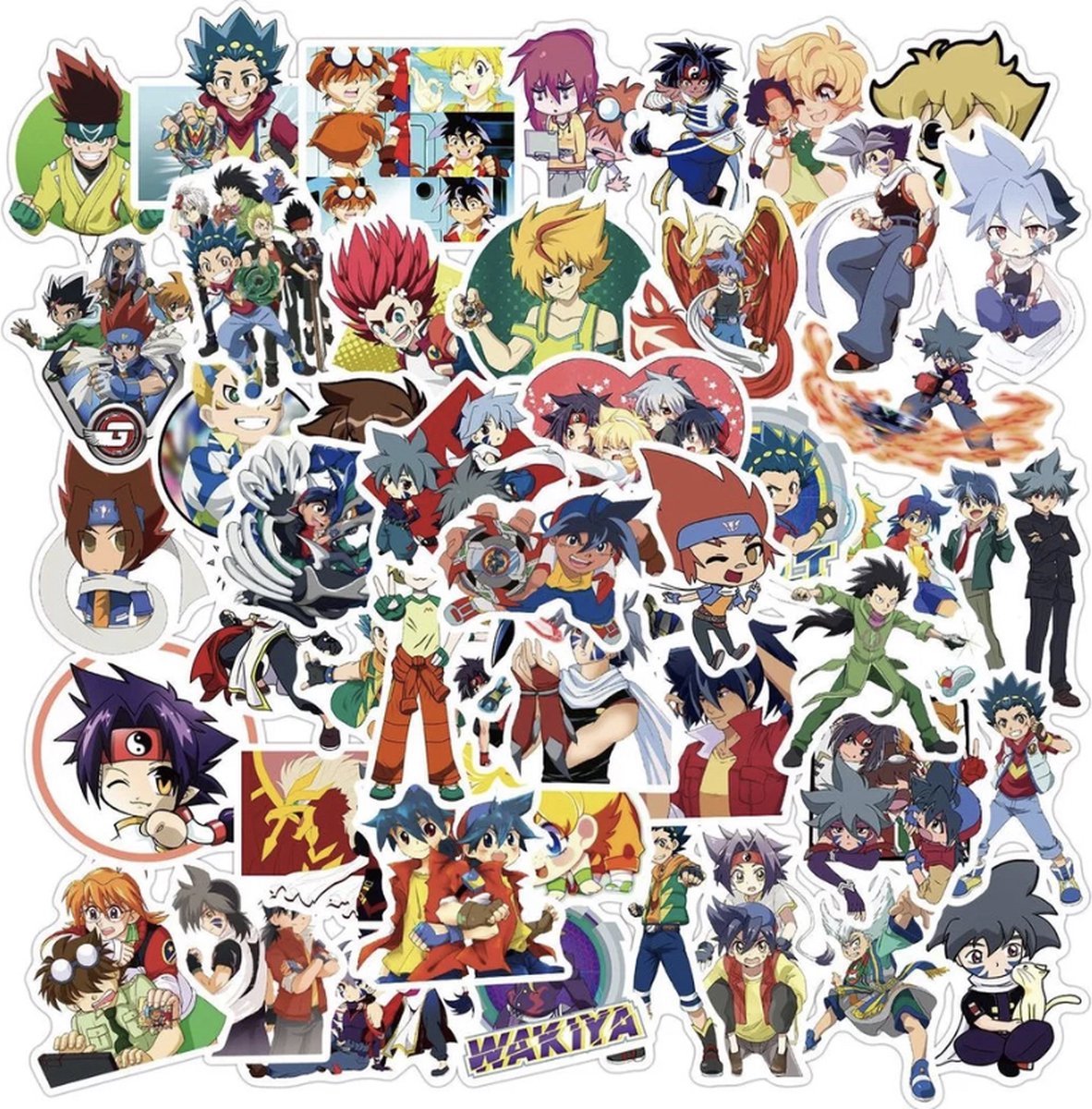 Beyblade Unieke Stickers - 50 Stuks - Laptop Stickers - Laptopstickers ...