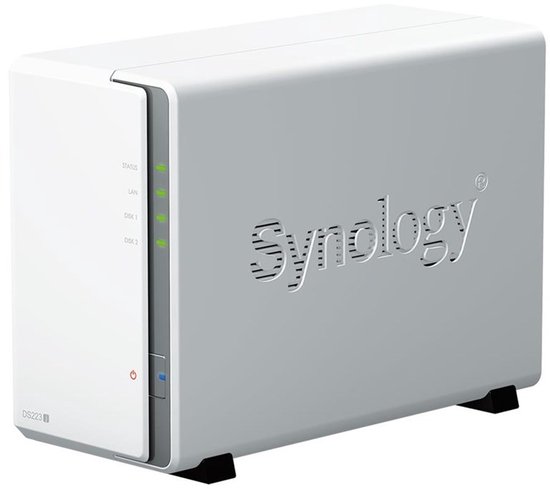 Synology DS223j NAS - 2 bays - 0TB - Wit | bol