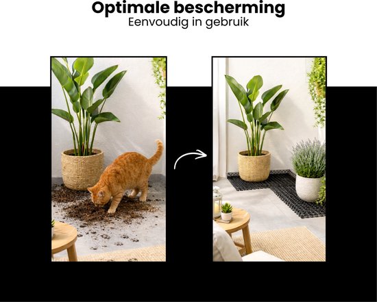 Kattenverjager Afweermatten Set - 10 Stuks - 40 x 33 cm - Afweermiddel ...