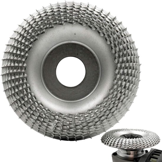 Wolfraamcarbide Vormgeefschijf 100mm voor Houtbewerking en Frezen (7/8 ...