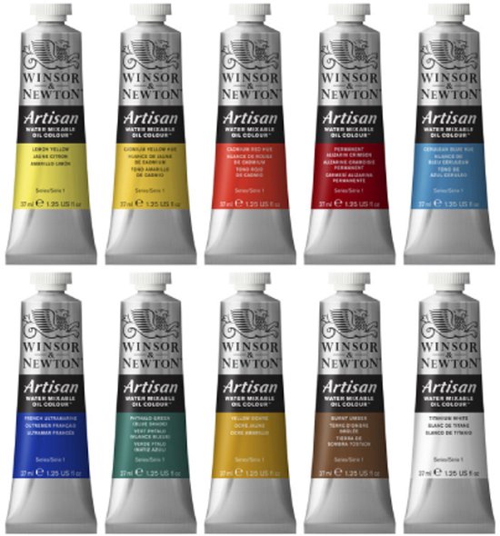Winsor & Newton 1590268 Artisan Water Mixable Oil Colour - Studio Set ...