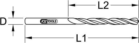 HSS-G Spiraalboren 2 mm - Set van 10 Stuks - Hoge Precisie en Kwaliteit ...