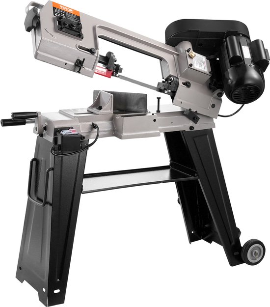 VEVOR Metaallintzaag 10x15cm 550w metaalzaag met Wielen En Basis | bol