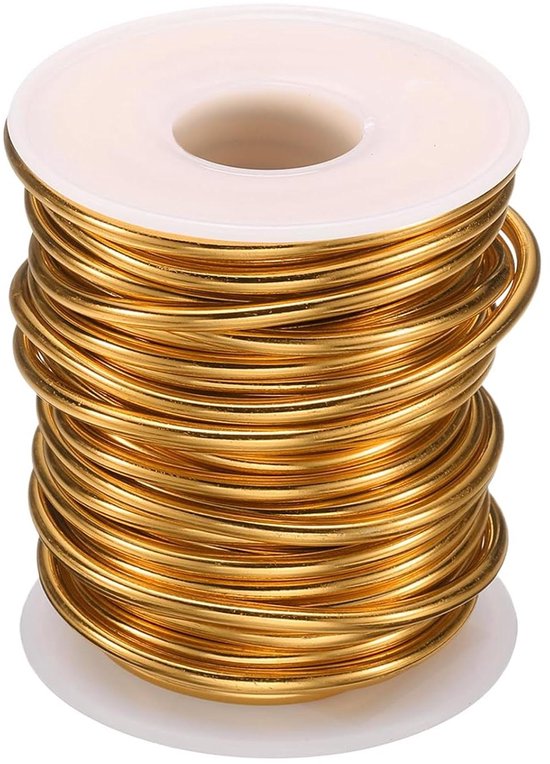 Allecta - Rol geanodiseerd aluminiumdraad voor bonsai - Flexibele draad ...