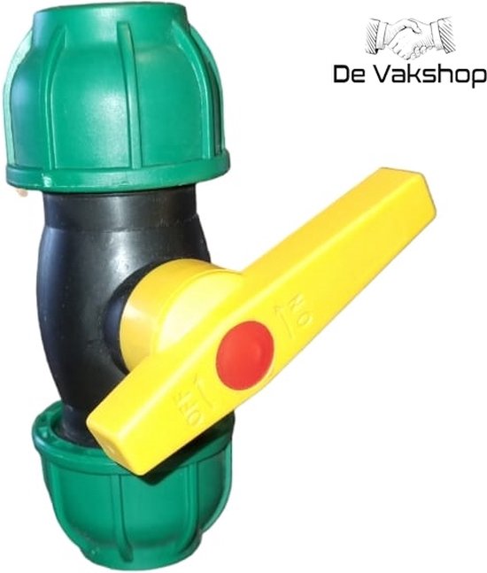 Afsluiter Tyleen PP 32 mm - Voor regelen en afsluiten van vloeistoffen ...
