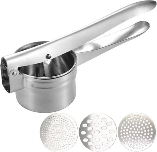 Aardappelpers, aardappelpers, roestvrijstalen aardappelstamper ...