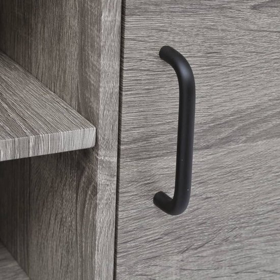 The Living Store Tv-meubel - Modern - Grijs - 120 x 40 x 45 cm - MDF ...