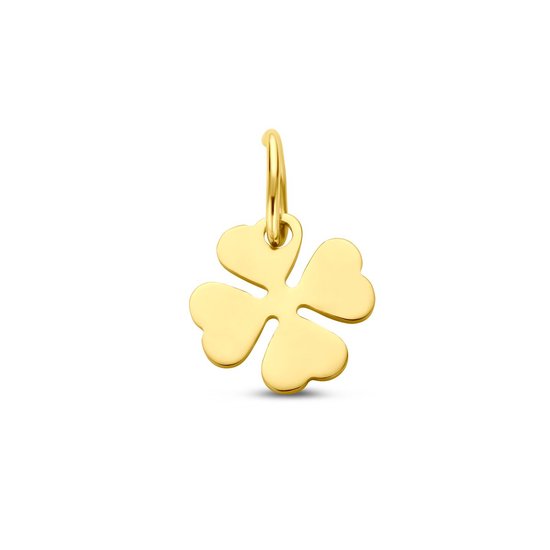 Hanger Klaver - 14K Geelgoud - Stijlvol Symbool van Geluk | bol