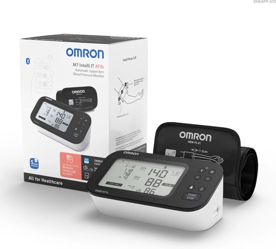 Omron M7 Intelli IT bovenarm bloeddrukmeter | bol