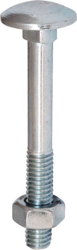 2x Slotbout - M10 x 200mm - DIN603 - Gegalvaniseerd | bol