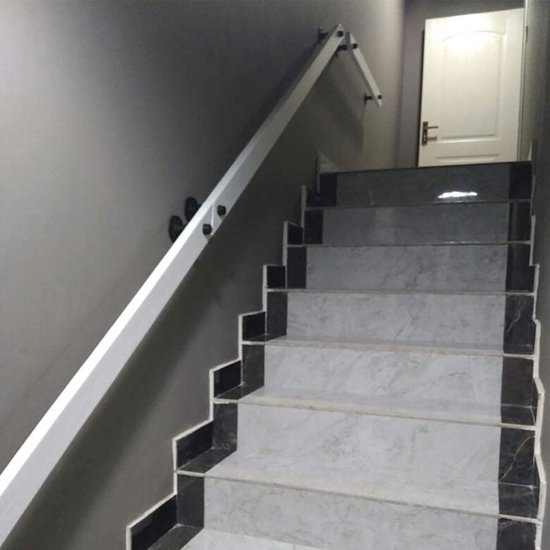 Massief Houten Trapleuning - Veilige Wandgemonteerde Leuning voor ...