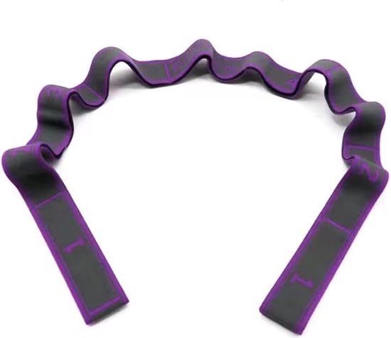 Fitness elastische band Segmented Resistance Band voor Yoga Pilates ...