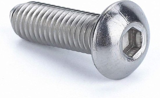 Kopbouten schroeven A2 roestvrij stalen socket inbussleutel koepelkop ...