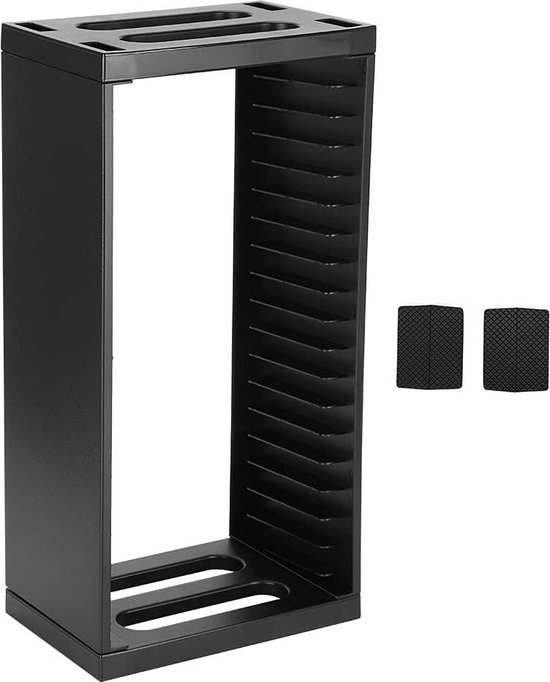 Game Disc Storage Tower - 19221 CD rek Double Layer Plank Stand ...