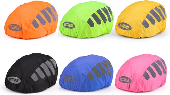 6 stuks - Fietshelm Regenhoes - Helmhoes - Helm Beschermhoes ...