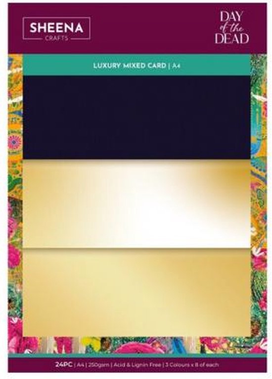 Sheena Douglass - Day of the Dead - Luxury Mixed Card Pack - A4 | bol
